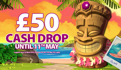 A Drop of Cash with Cash Drop at Jackpot Mobile Casino
